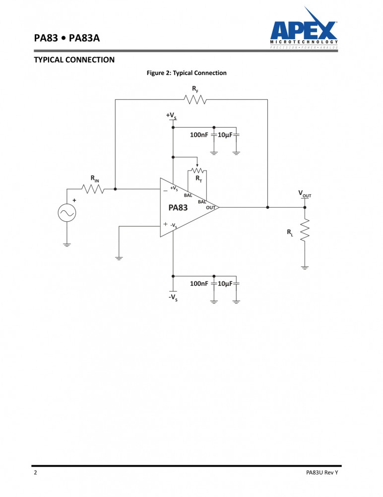 PA83 datasheet page 2