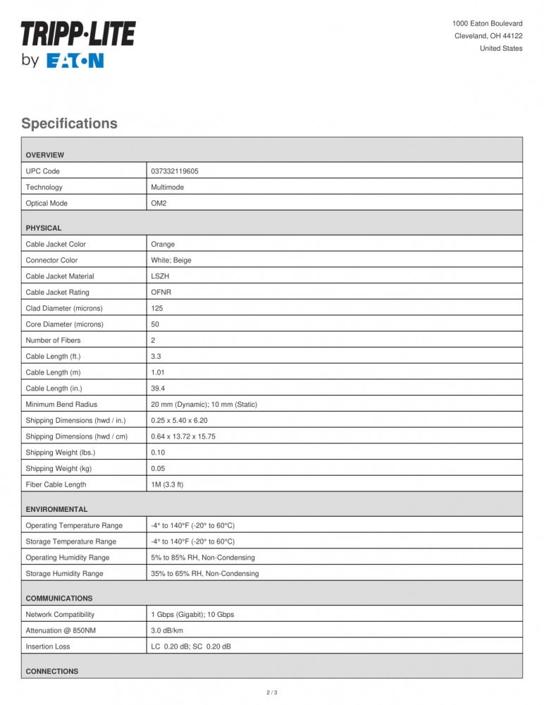 N516-01M technical document page 2