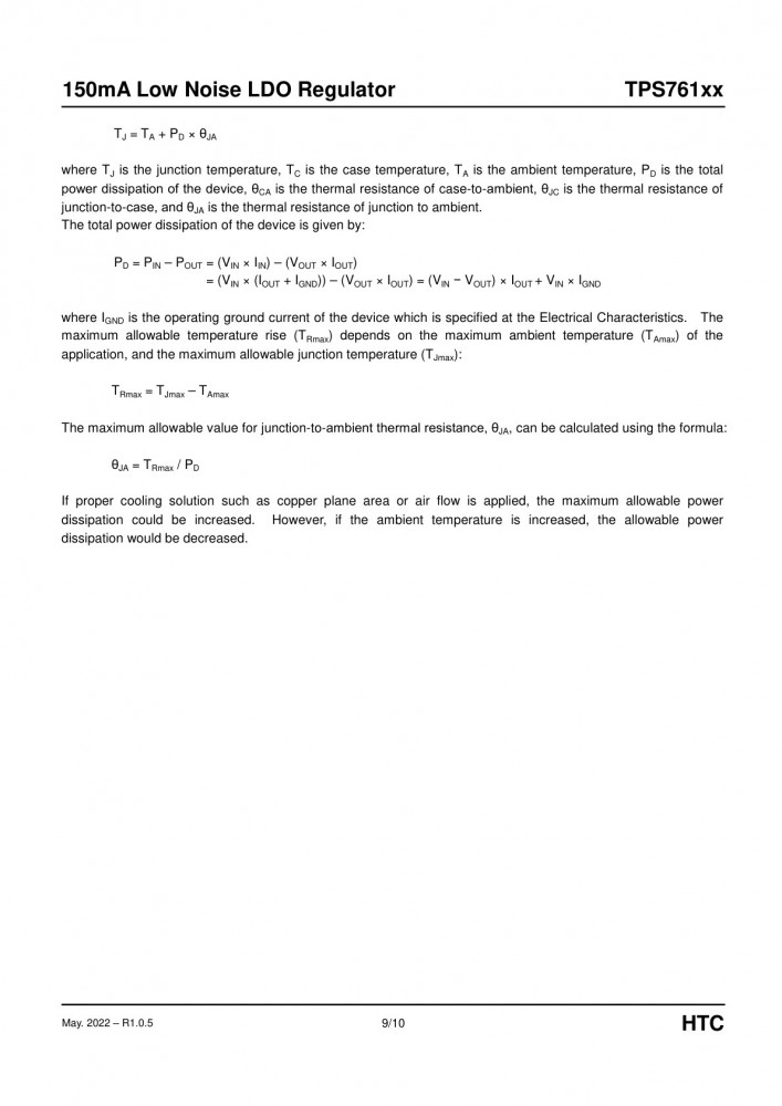 TPS76136SF5 datasheet page 9