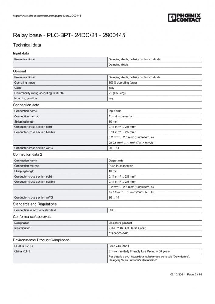 2900445 technical document page 2