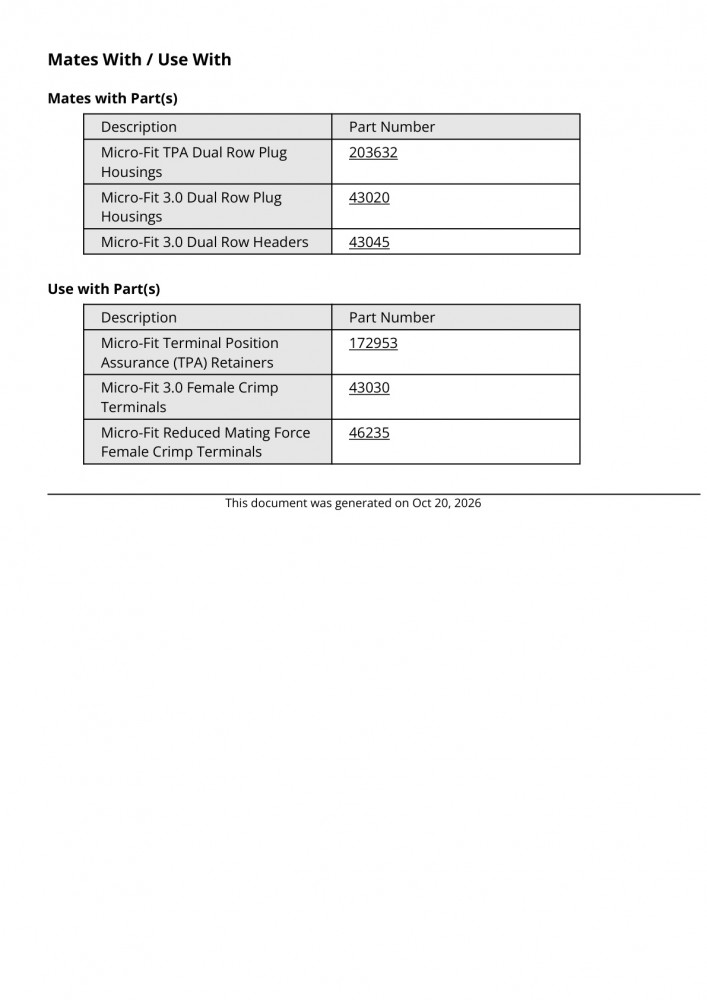 MOLEX 1729522401 technical document page 3