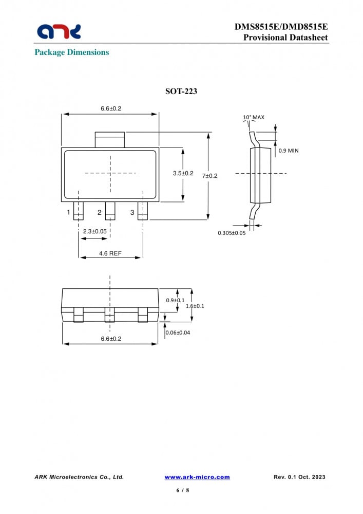 DMD8515E datasheet page 6