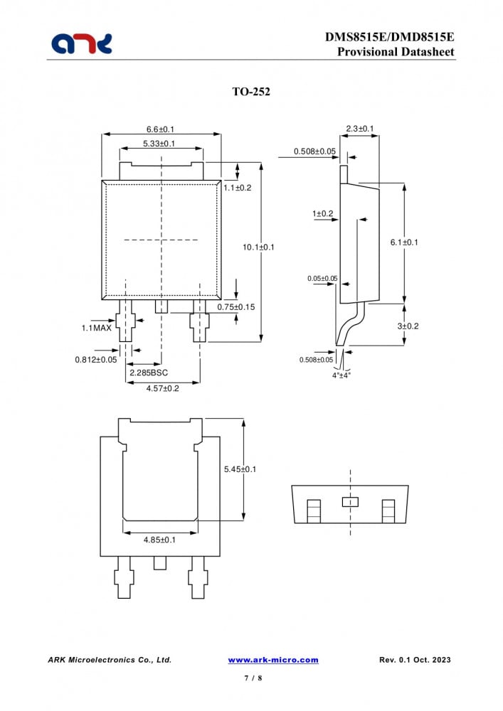 DMD8515E datasheet page 7