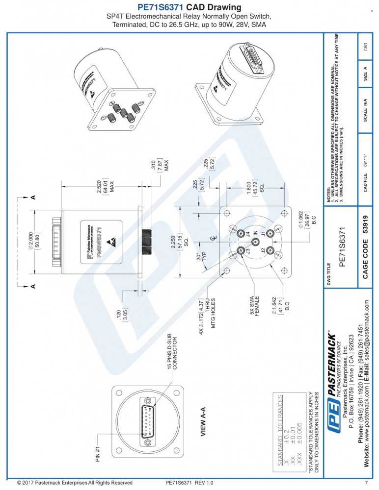PE71S6371 technical document page 7