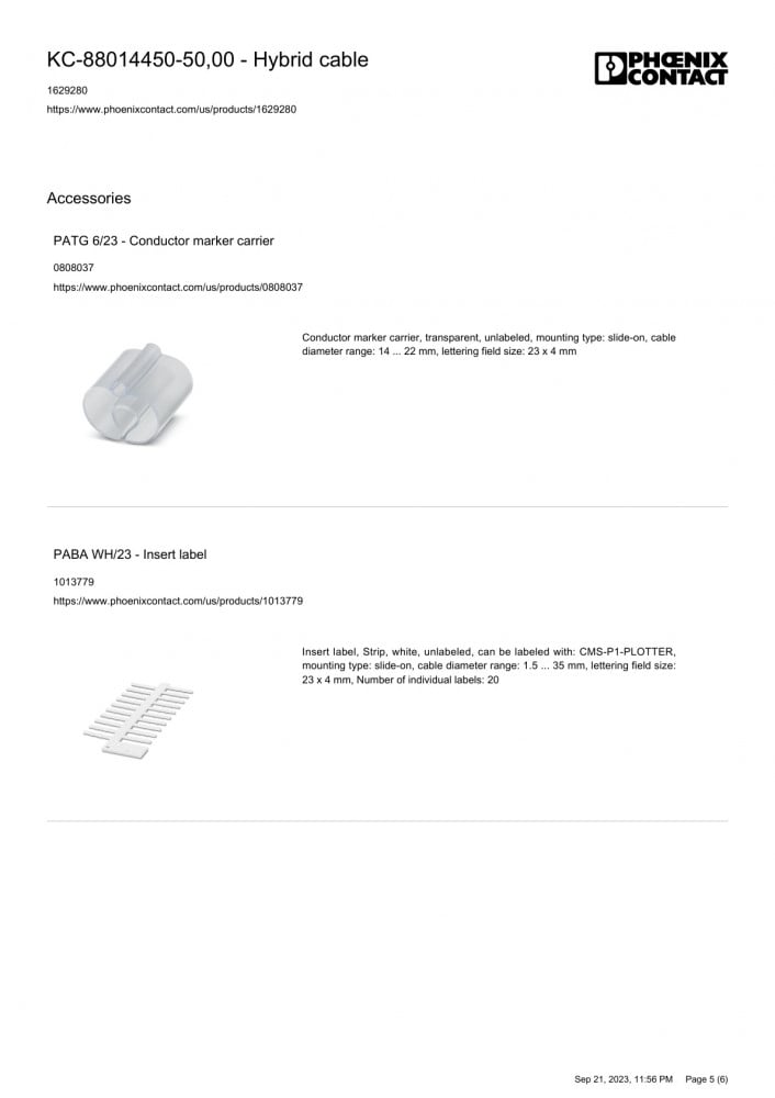 Phoenix Contact 1629280 technical document page 5