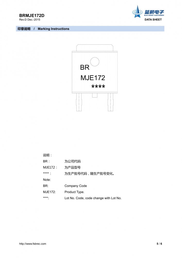 BRMJE172D datasheet page 5