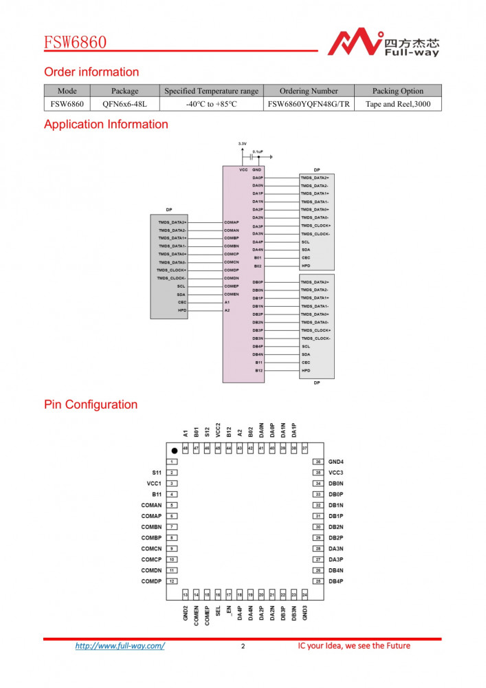 FSW6860 datasheet page 2