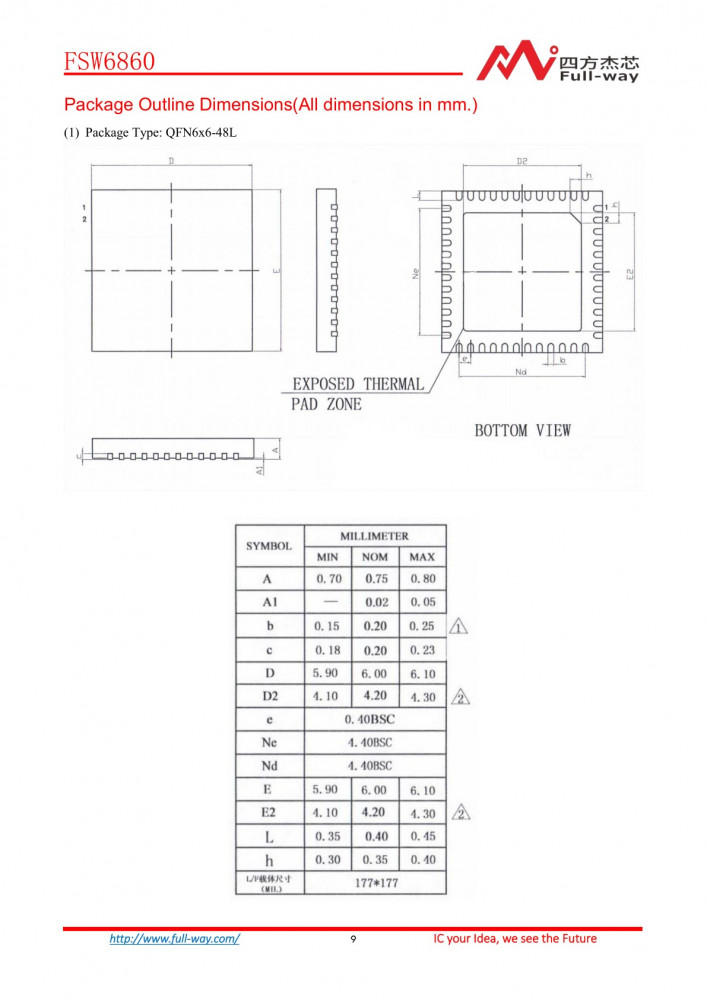 FSW6860 datasheet page 9