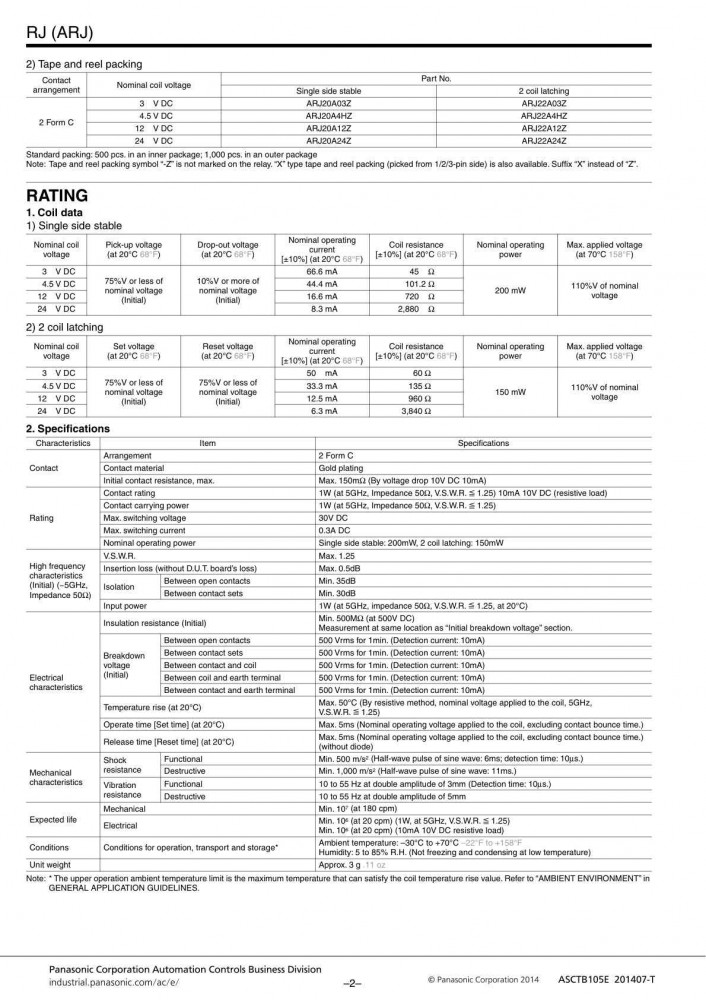 ARJ2003 technical document page 2