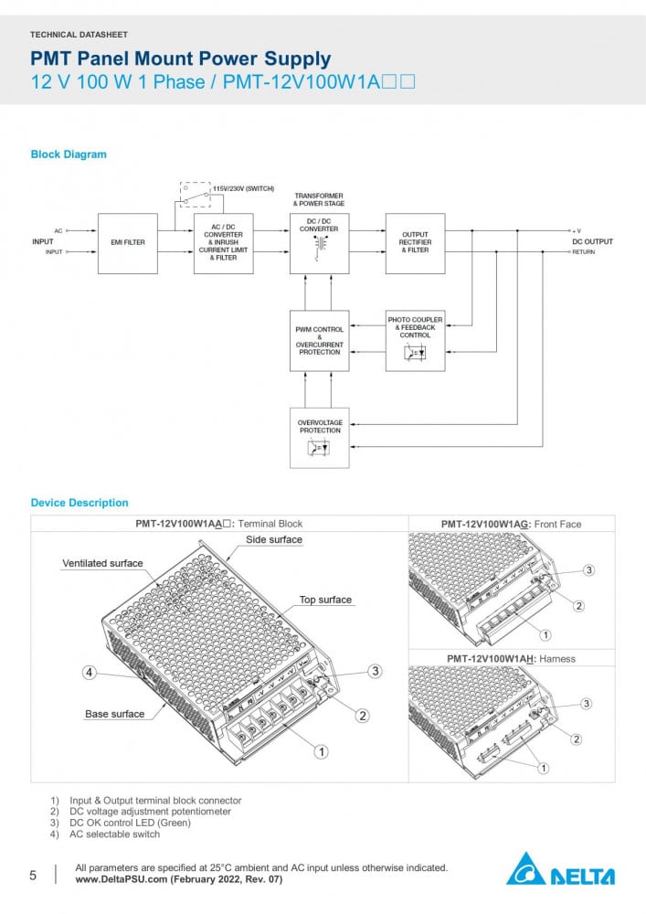 DELTA PMT datasheet page 5