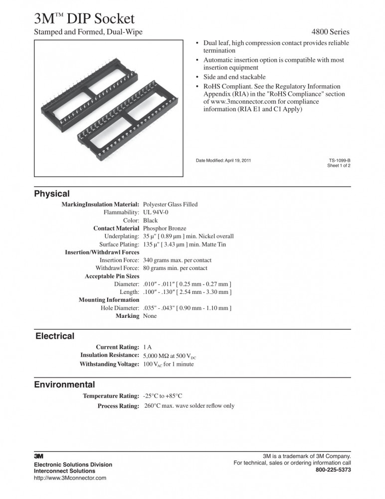 3M 4840-6000-CP datasheet page 1