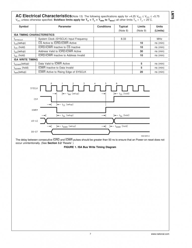 LM78CCVF-J datasheet page 7