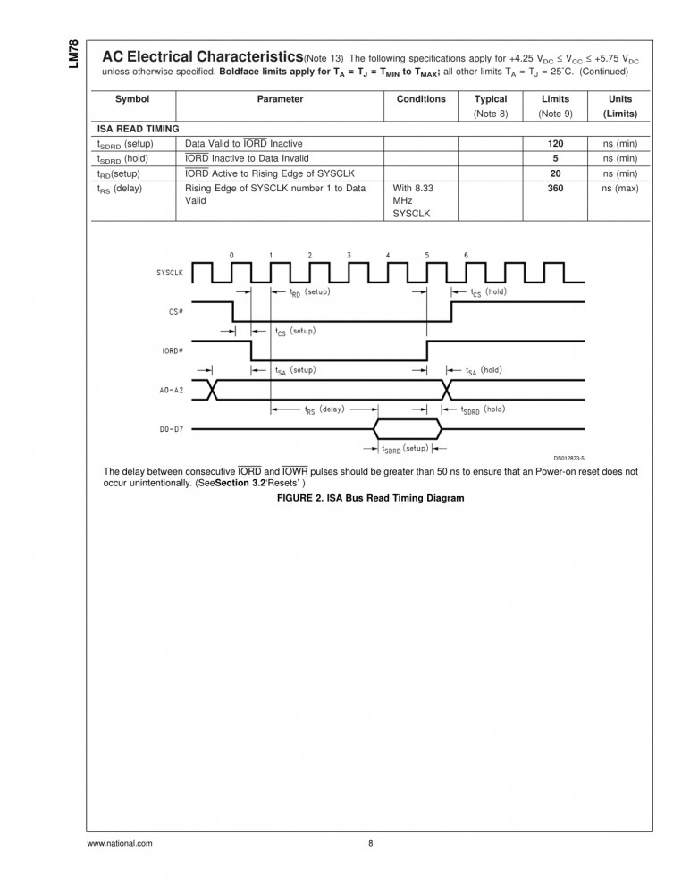 LM78CCVF-J datasheet page 8