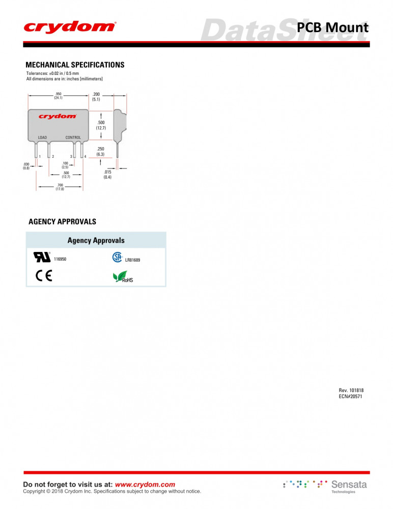 Sensata ASO242 datasheet page 3