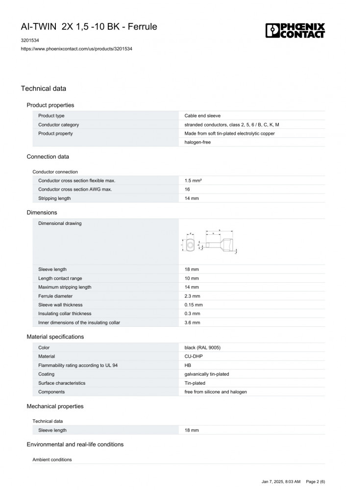 Phoenix Contact 3201534 product document page 2