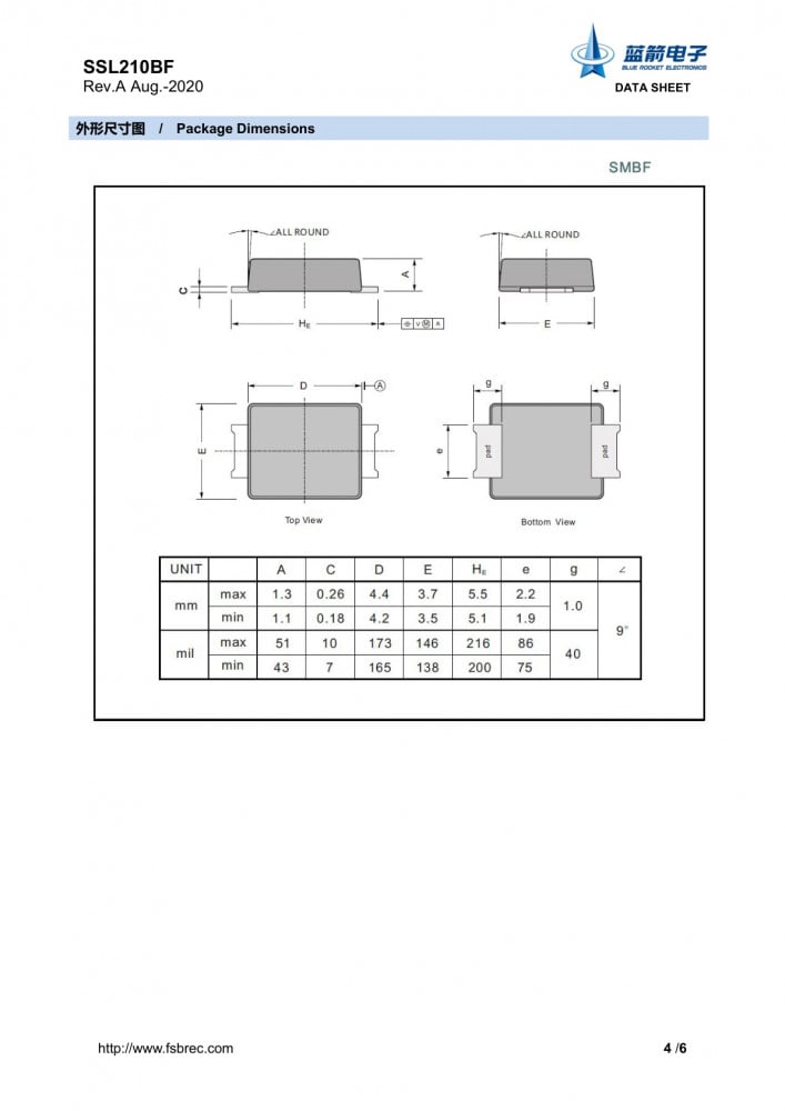 SSL210BF datasheet page 4