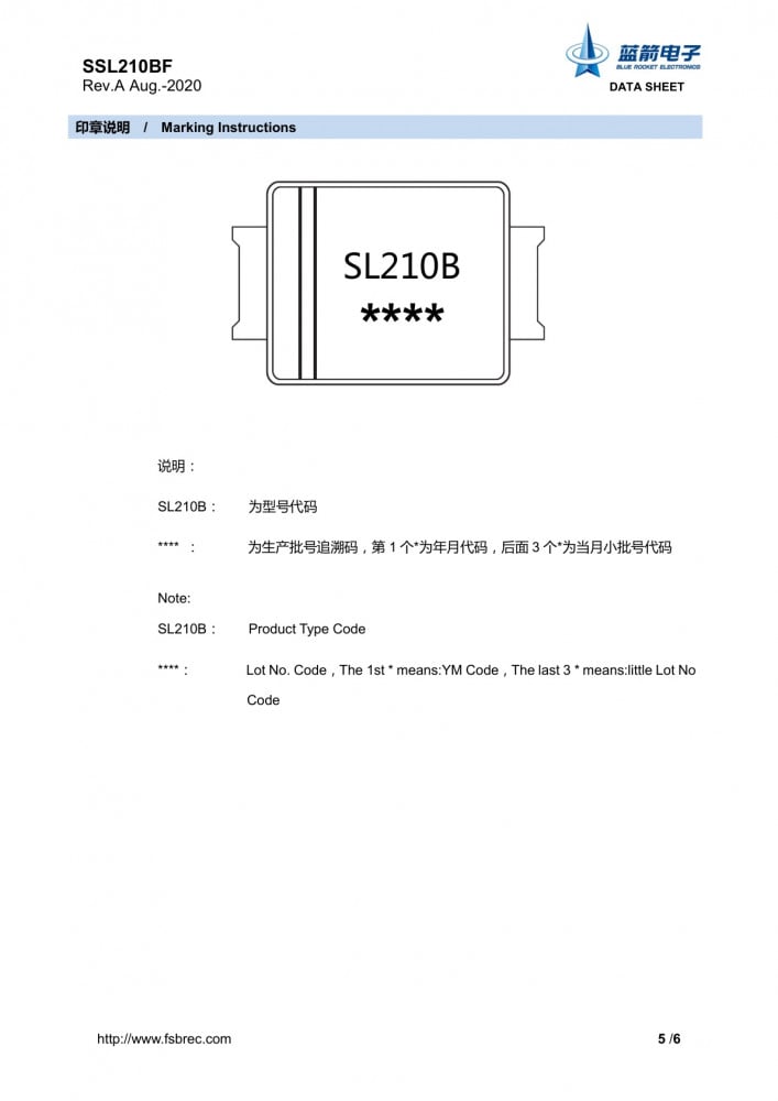 SSL210BF datasheet page 5