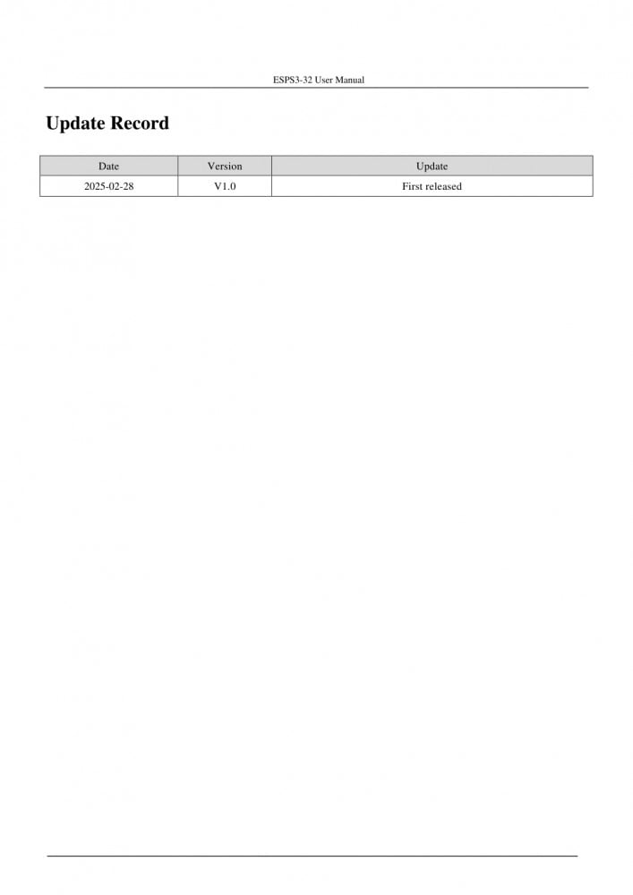 ESPS3-32 datasheet page 2