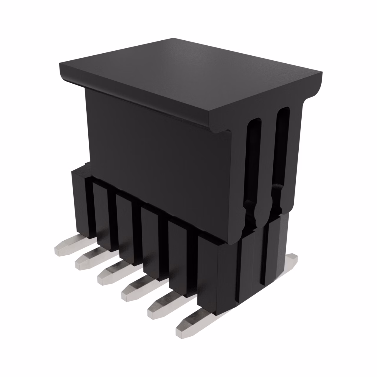 Slim-Grid Header, 12 Circuits, Surface Mount, Vertical, Unshrouded, 2.54µm Overall Tin (Sn) Plated, with Pick-and-Place Cap, Tube, Lead-Free for sale
