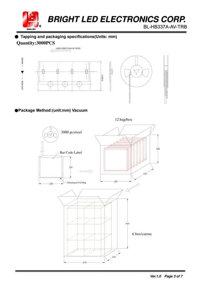 BL-HB337A-AV-TRB datasheet page 4