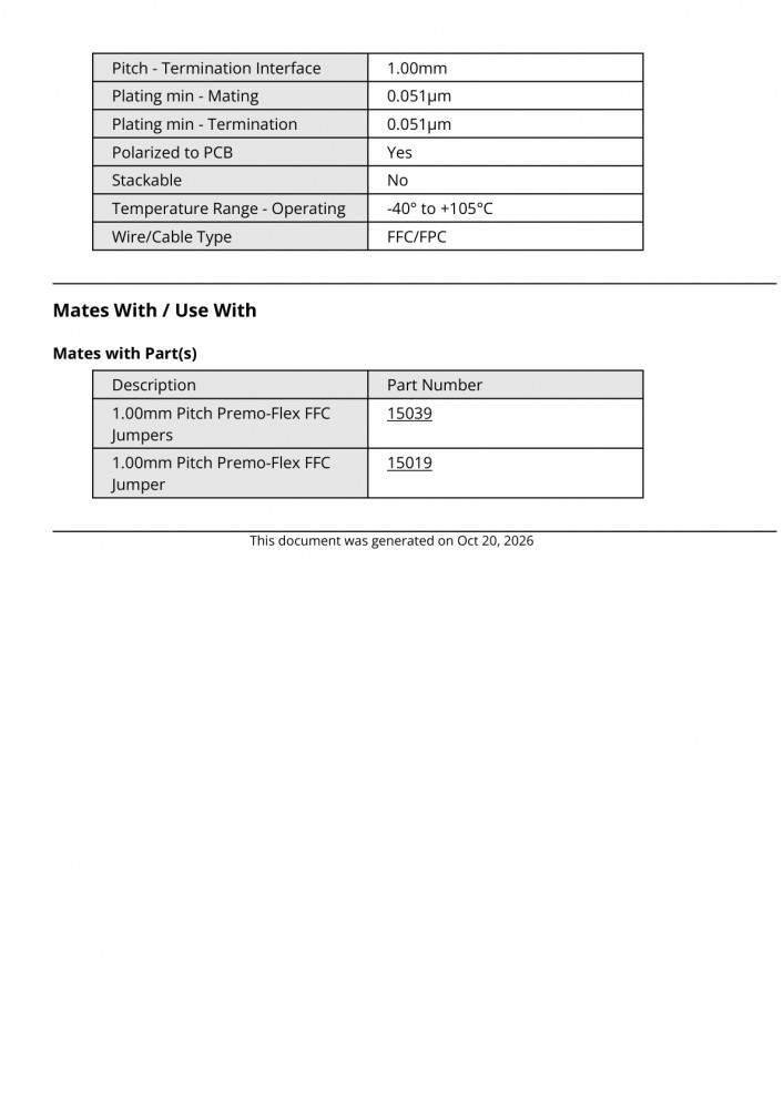MOLEX 2005280200 technical document page 3