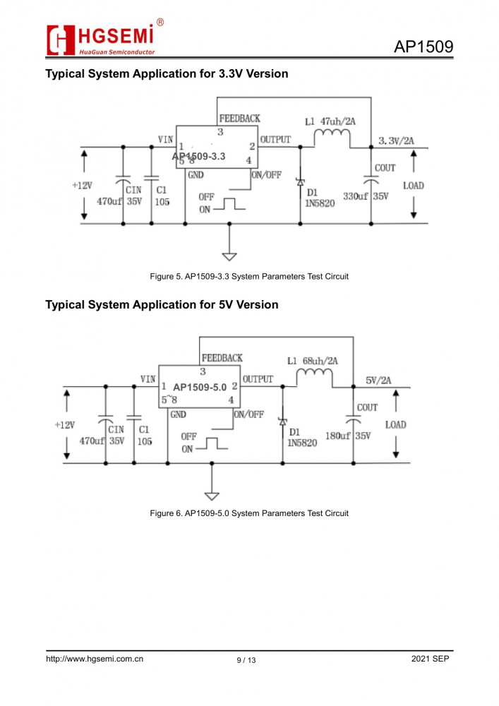 AP1509 datasheet page 9