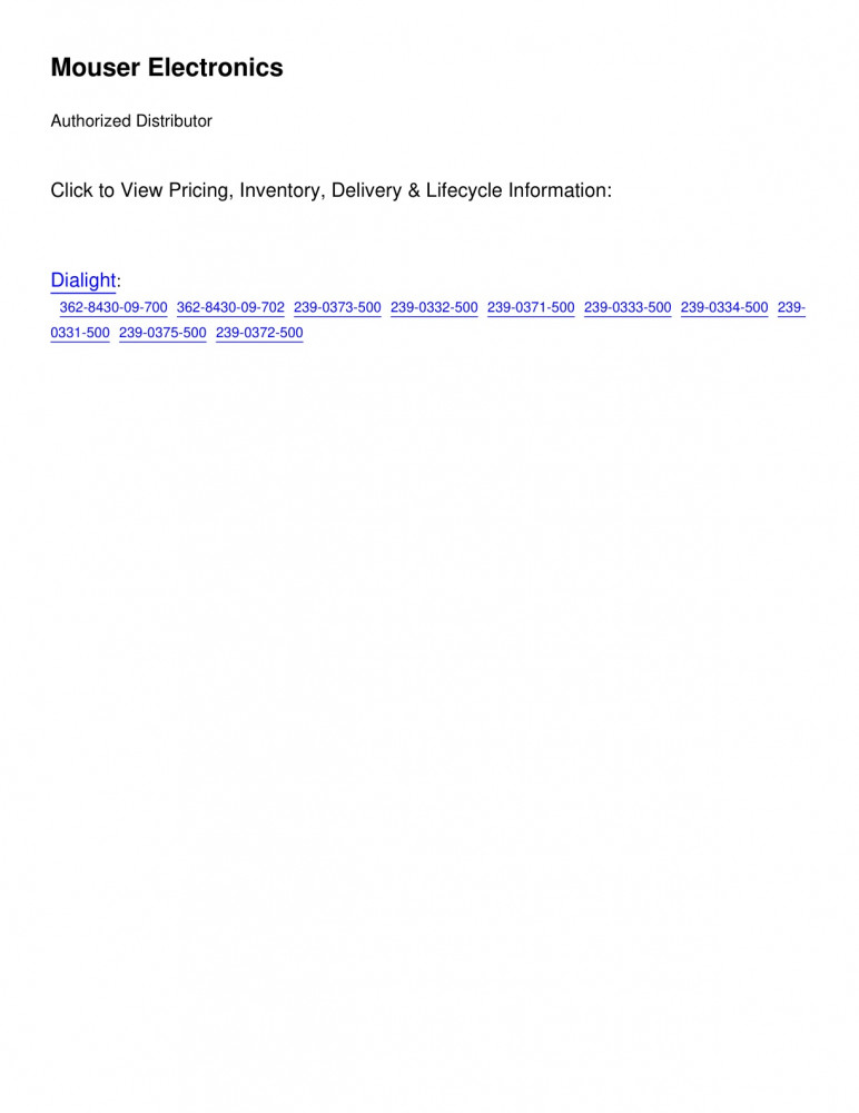 Dialight 363 Series technical document page 2