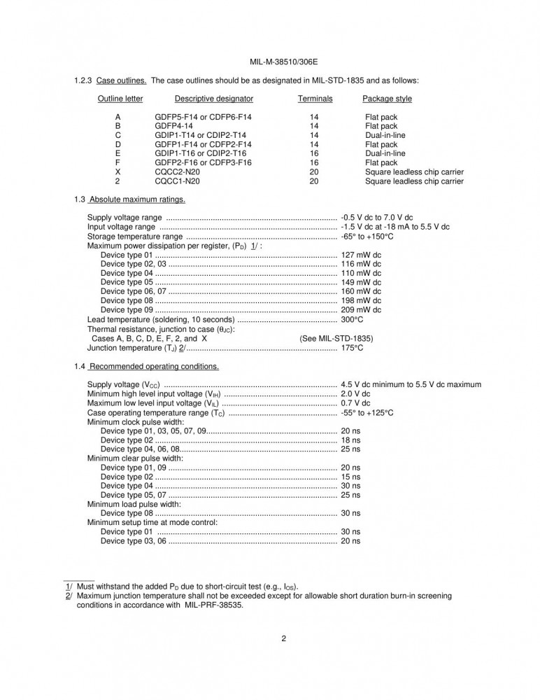 54LS96/BEA technical document page 3