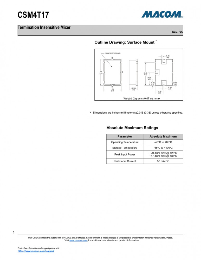 CSM4T17 datasheet page 3