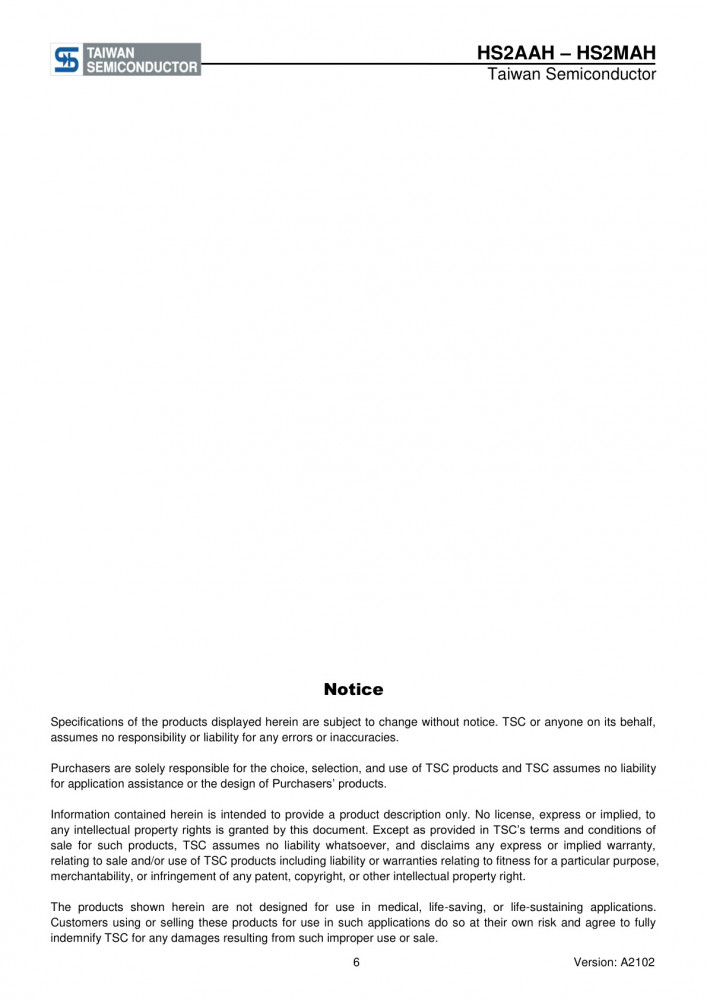 HS2BAH datasheet page 6