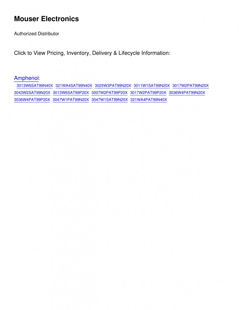CONEC combination D-Sub technical document page 3