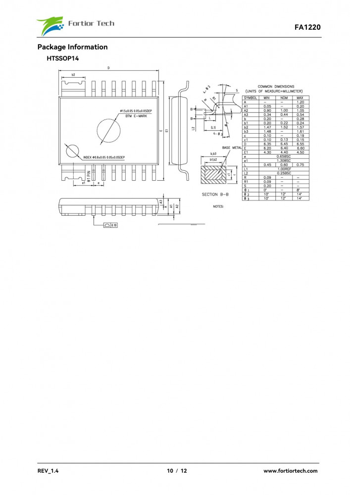 FA1220H datasheet page 10