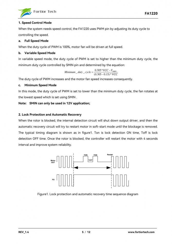 FA1220H datasheet page 5