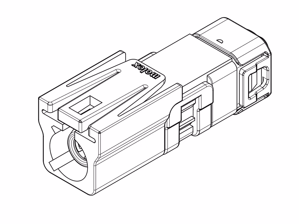 DIN 7/16 Plug, Right-Angle, Clamp, 1/2