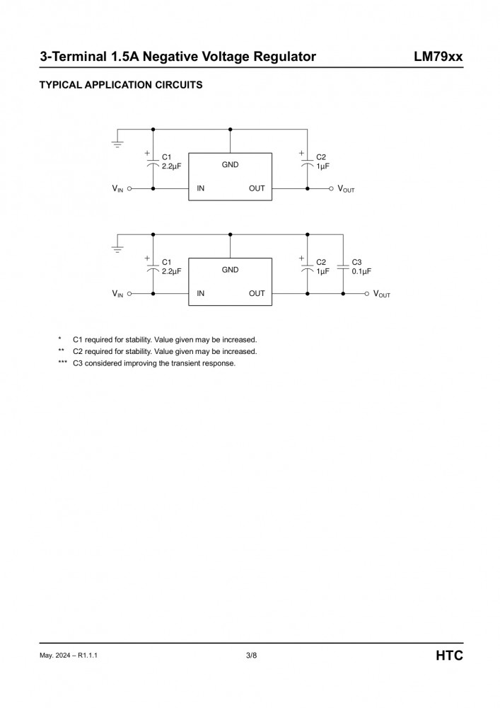 LM7912T datasheet page 3