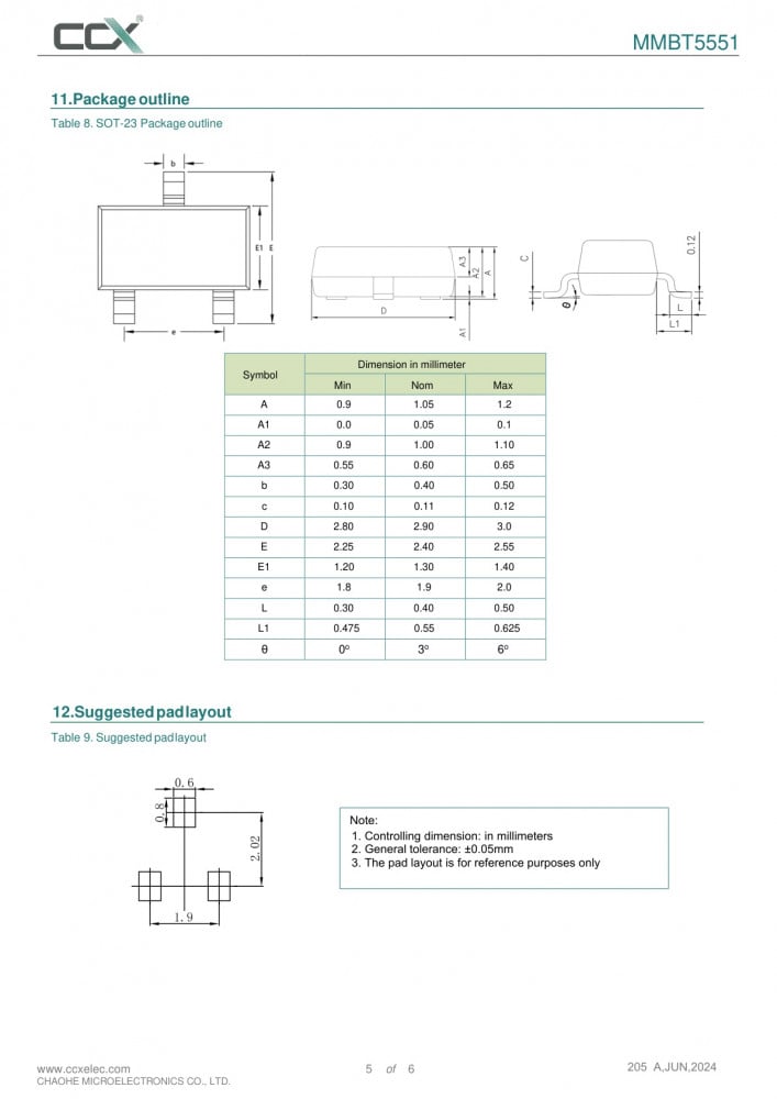 MMBT5551 datasheet page 5