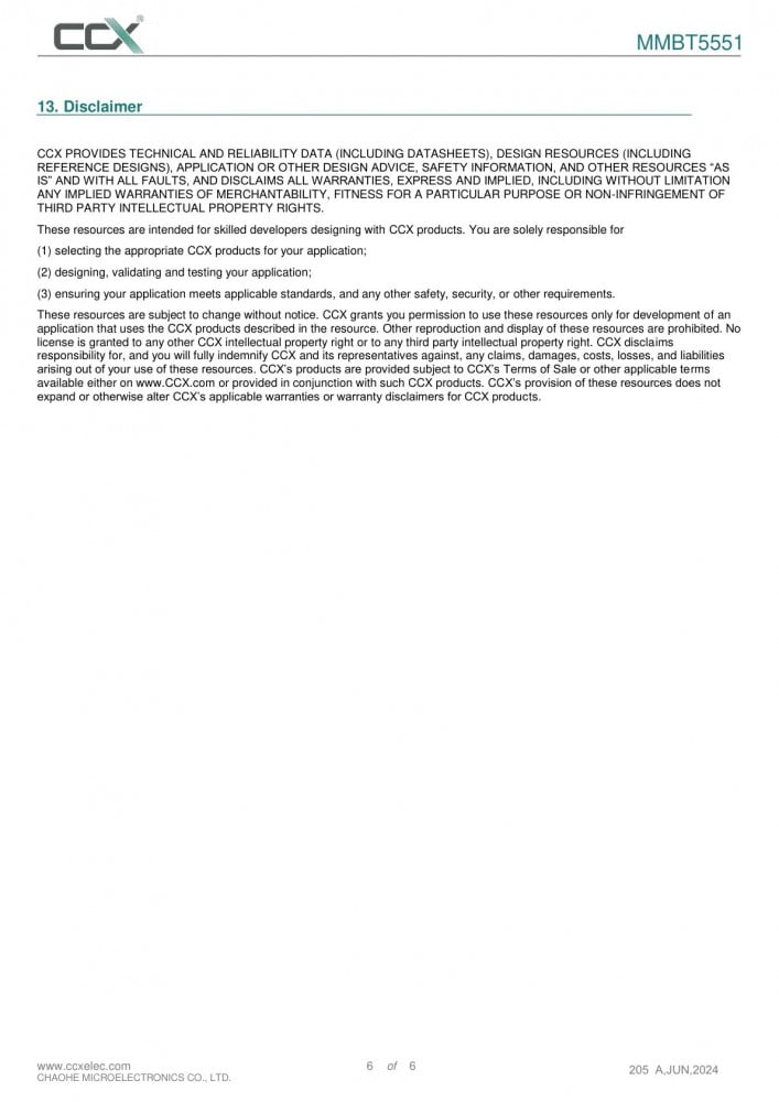 MMBT5551 datasheet page 6