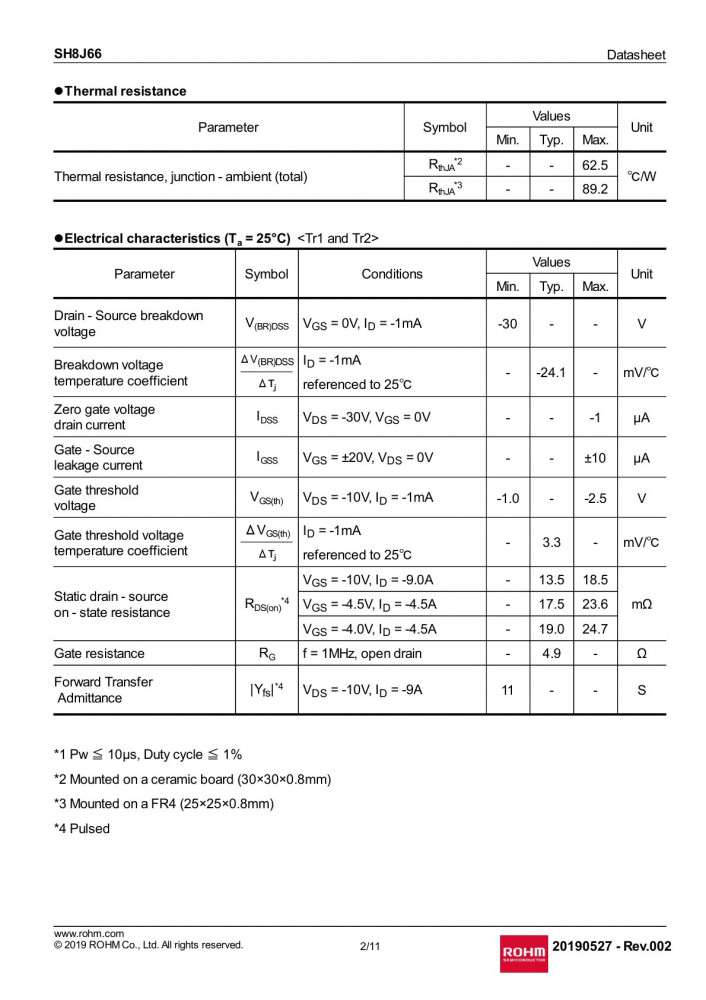 SH8J66TB1 technical document page 2