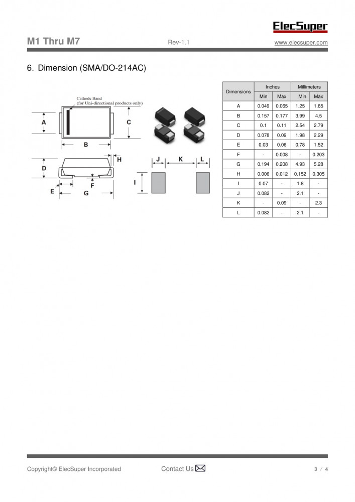 ElecSuper M7 datasheet page 3