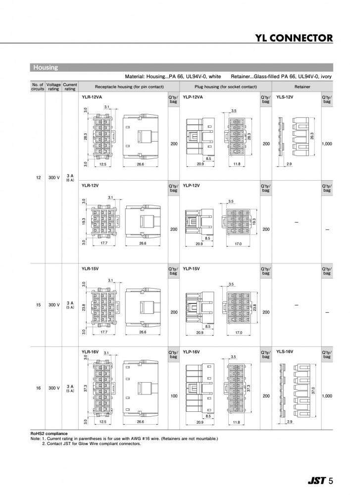 JST ASYFSYF16K305 technical document page 5