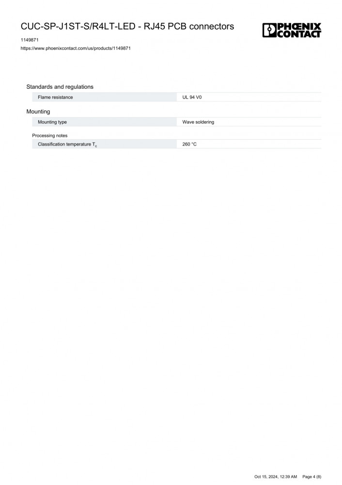 Phoenix Contact 1149871 technical document page 4
