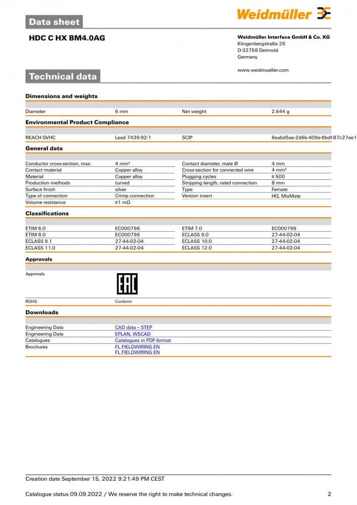 WEIDMULLER 1002970000 document page 2