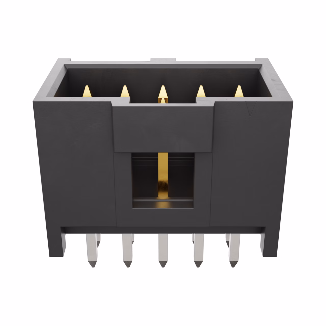 C-Grid III PCB Header, 2.54mm Pitch, Through Hole, Dual Row, Vertical, Shrouded, 2.90mm Tail Length, 10 Circuits, Gold (Au) Flash Plating for sale