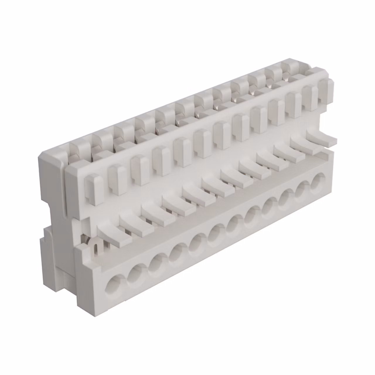 Appli-Mate RAST 2.5 IDT Housing, 5.00mm Pitch, Female, 2 Circuits, All Position Keys, Slotted Endwalls