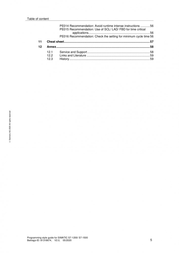 SIEMENS technical document page 5