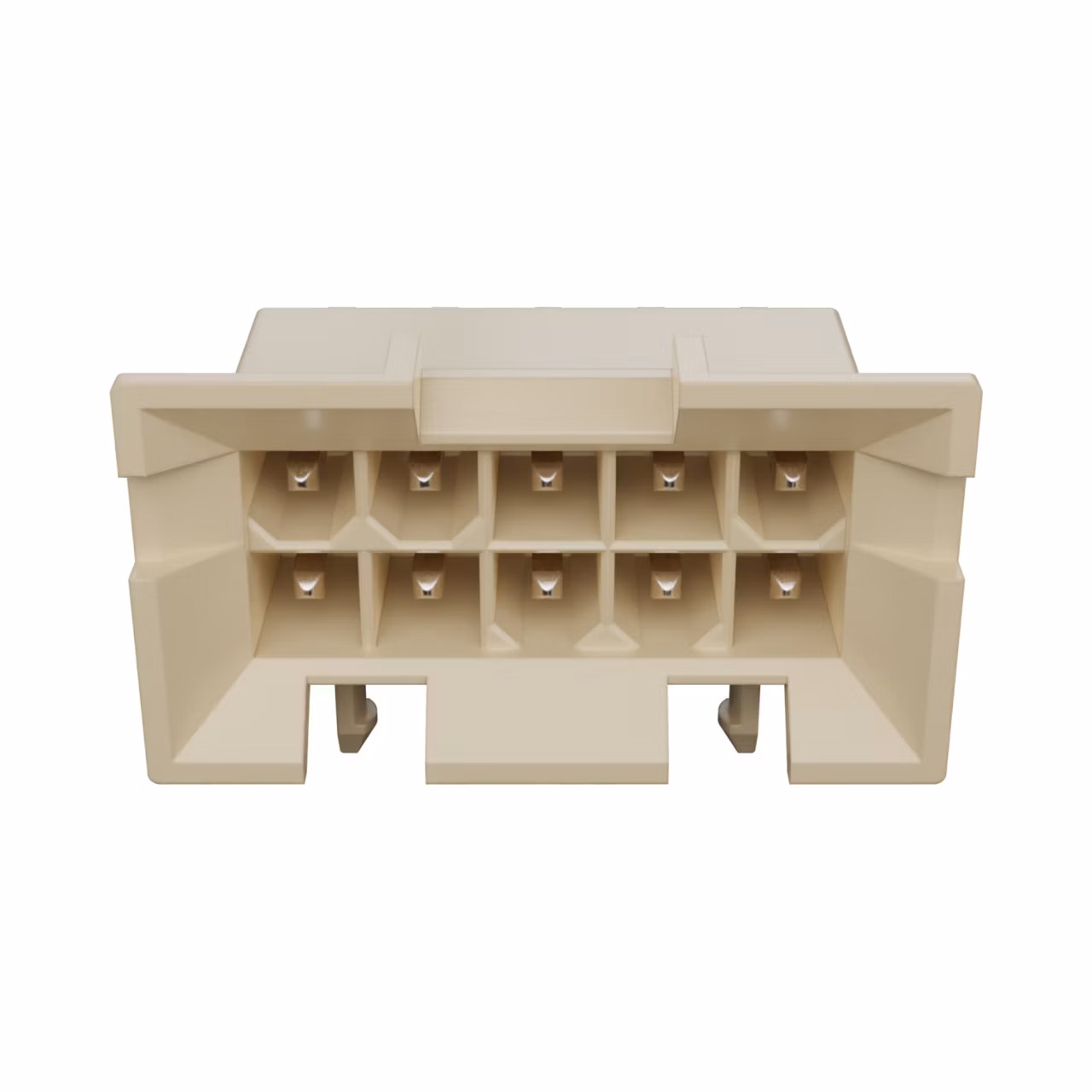 Mini-Fit BMI Header, 4.20mm Pitch, Dual Row, Right-Angle, 10 Circuits, Nylon 6/6 UL 94V-0, with Long Pins, Matte Tin (Sn) Plating for sale