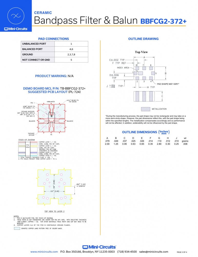 BBFCG2-372+ datasheet page 3