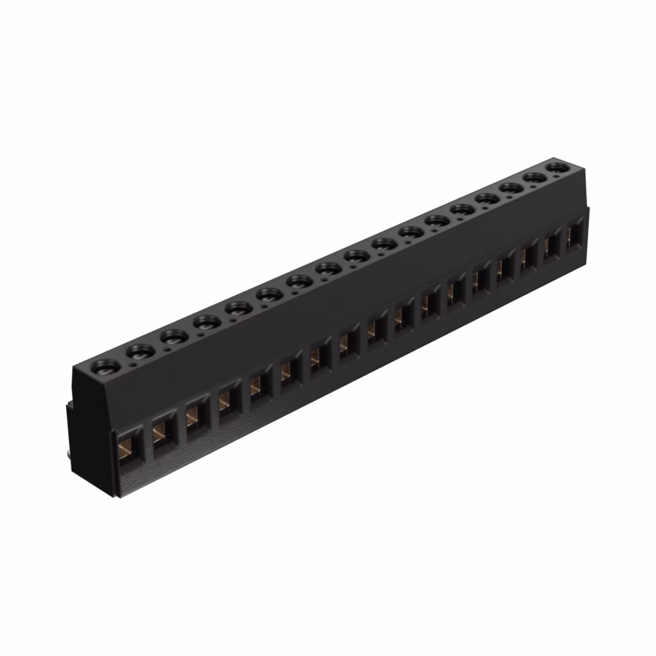 5.08mm Pitch Horizontal Fixed Mount PCB Terminal Block, 17 Circuits for sale