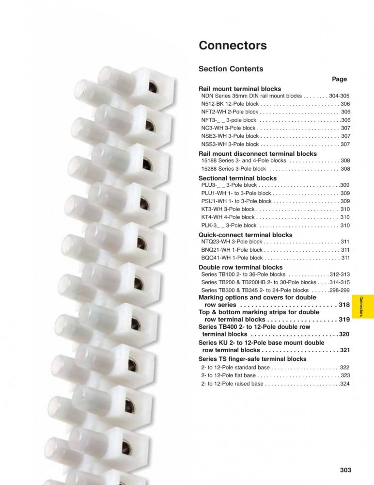 Eaton connector catalogue page 1