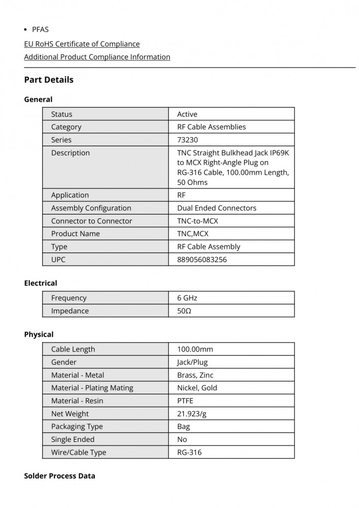 MOLEX 897626360 drawing preview, page 2
